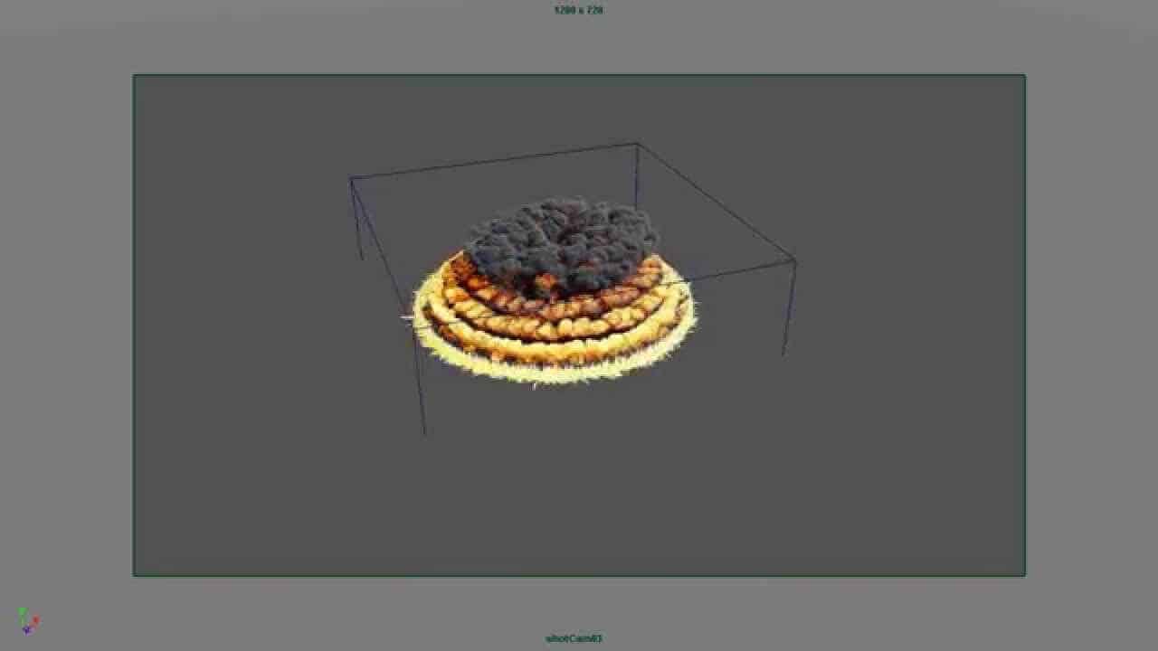 Maya Fluids Bundle - Hellfire and Smoke Explosion