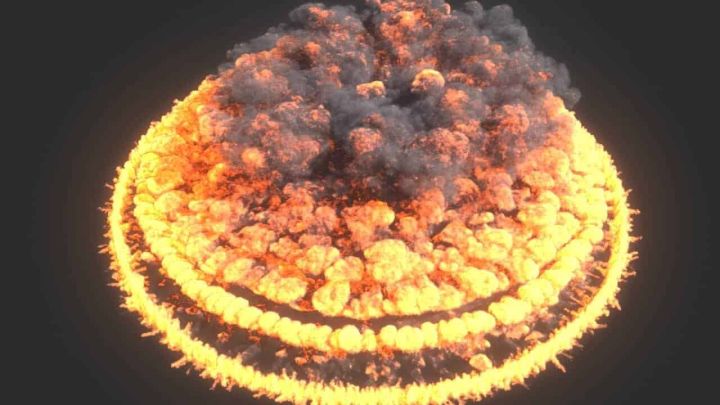 Maya Fluids Bundle - Hellfire and Smoke Explosion