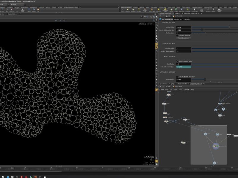 Boiling Tool - Houdini Asset (Circle Packing Algorithm) - Industrial ...