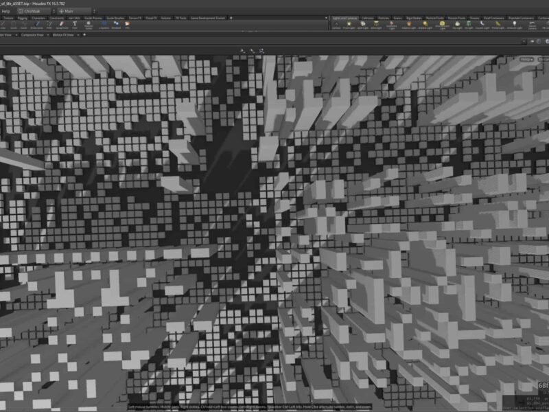 Cellular Automata Asset For Houdini - Game of Life - Industrial.Digital ...
