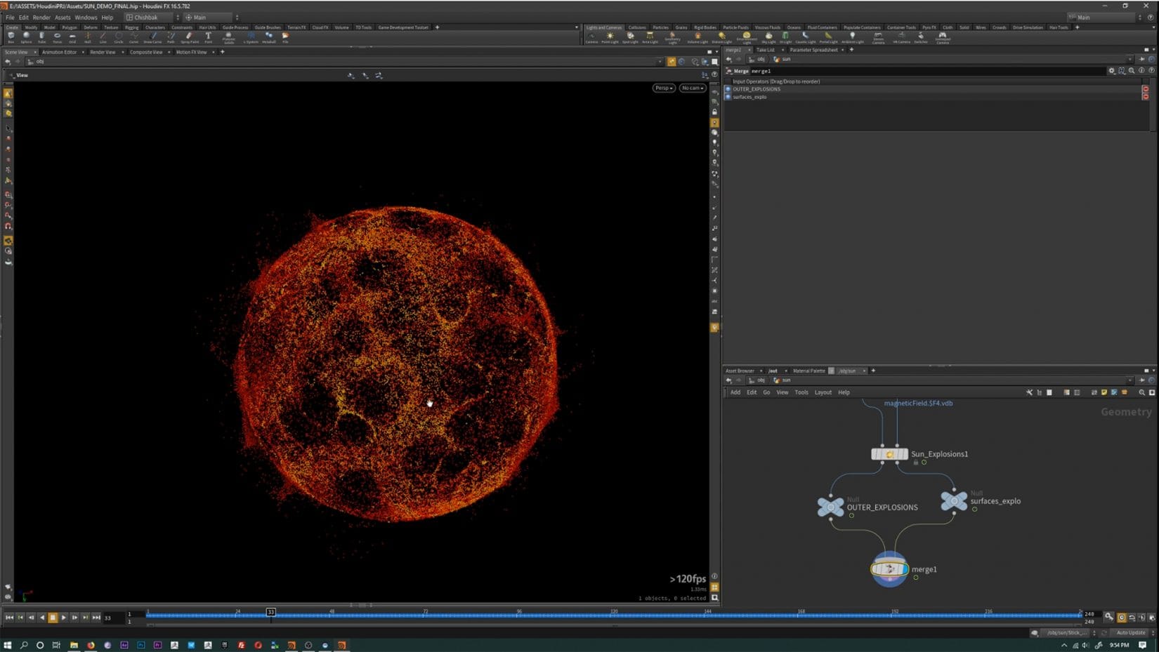 Houdini Dune and Sand Explosions asset – IDA I VFX