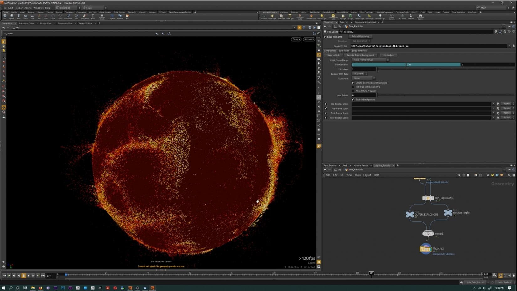 Houdini building Sun package assets - IDAVFX