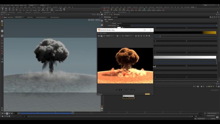Houdini Power Asset - Nuclear Explosion Toolkit