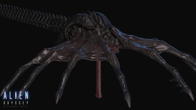 STL Facehugger Queen Model for Print – IDA – VFX STUDIO